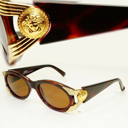 Genuine Rare Vintage Gianni Versace Medusa Sunglasses Mod S72 Etsy