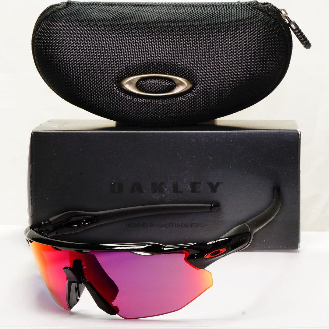 Oakley Radar Ev Advacer Sunglasses Black Red Mirror Prizm Road Oo 9442 ...