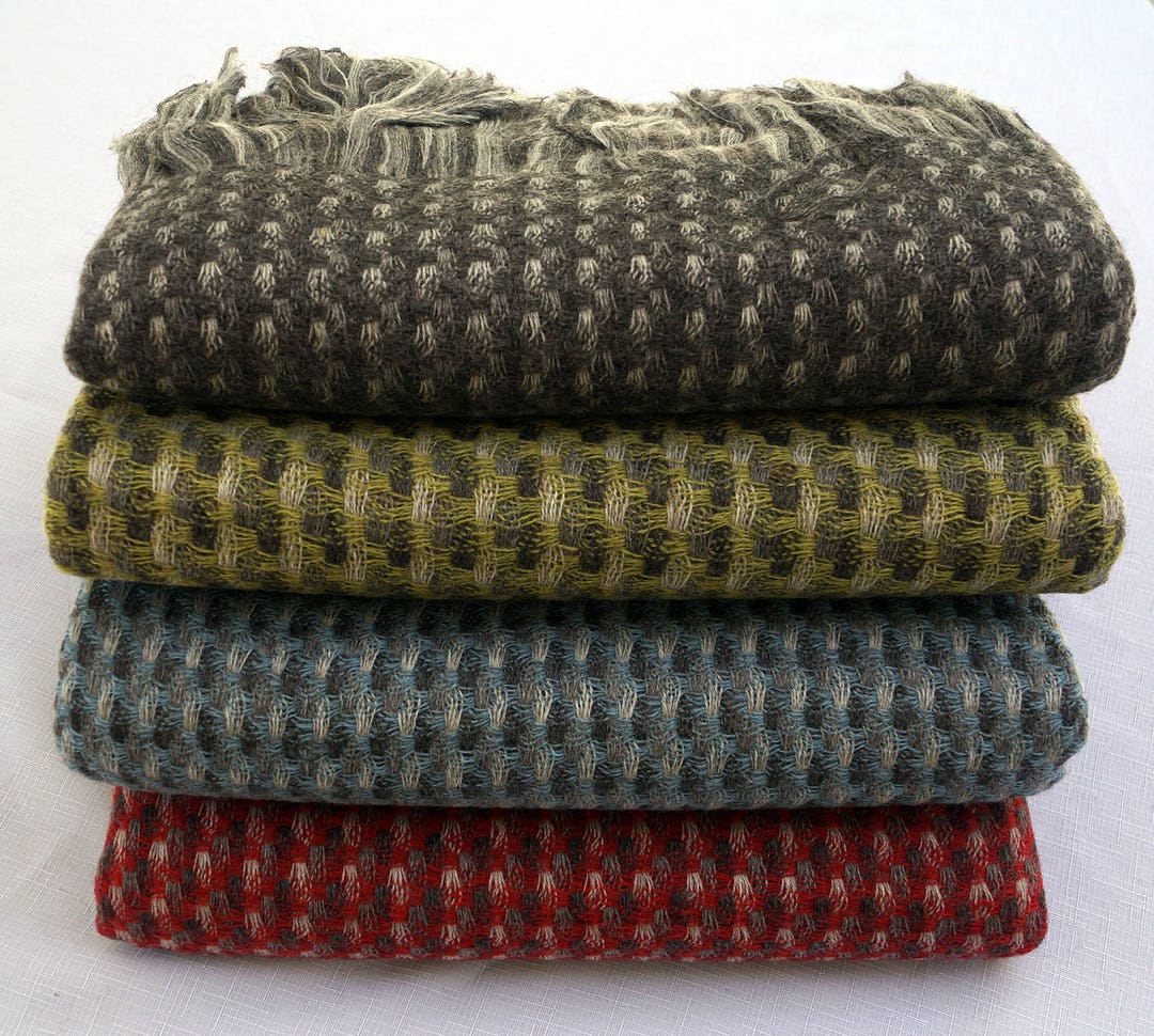 Wool Throw Blanket, Soft and Luxurious Kauri Throw - No Synthetics or ...