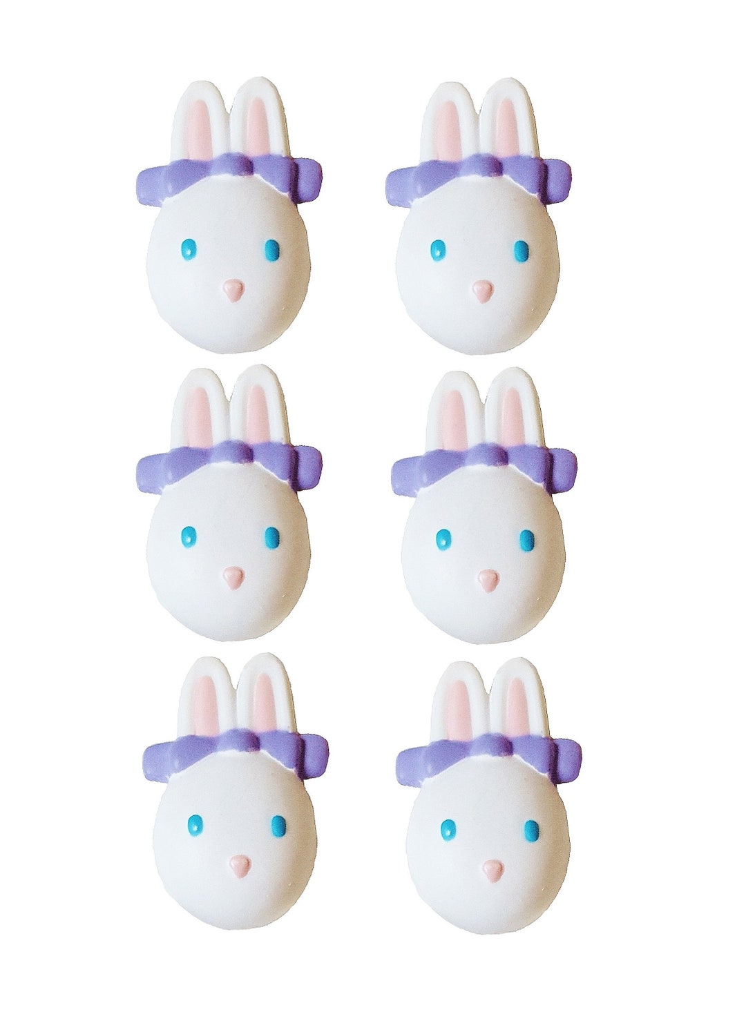 Rabbit Button Cover 6 Easter Bunny Button Vintage Bunny Button Cover ...