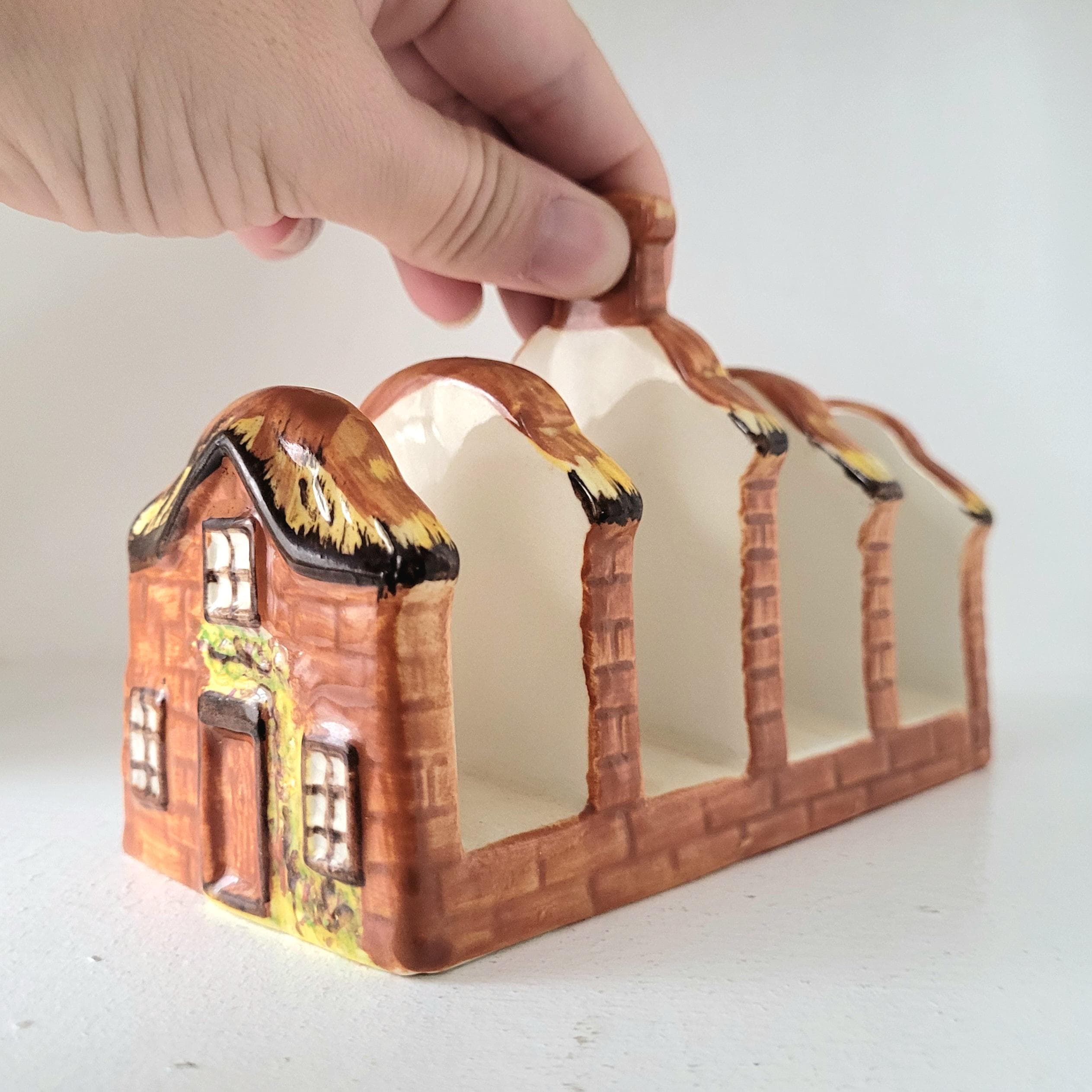 Vintage Ye Olde Cottage Price Bros Salt Pepper Shakers Mustard Jar 4 ...