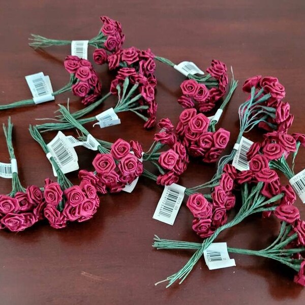 Miniature Red Rose - Etsy