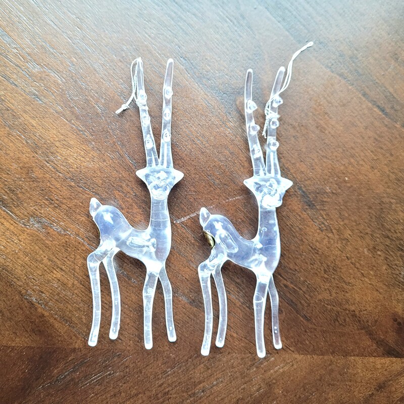 Acrylic Reindeer - Etsy