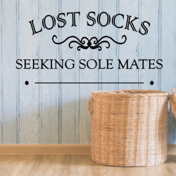 Lost Socks Sign - Etsy