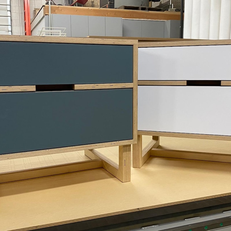 Blue Plywood Furniture - Etsy