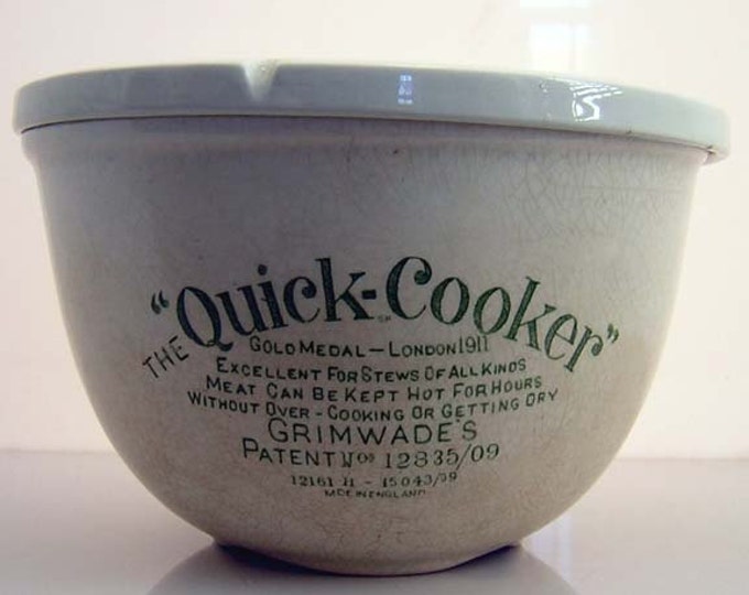 Grimwades Quick Cooker Bowl / Advertising Ware - Etsy