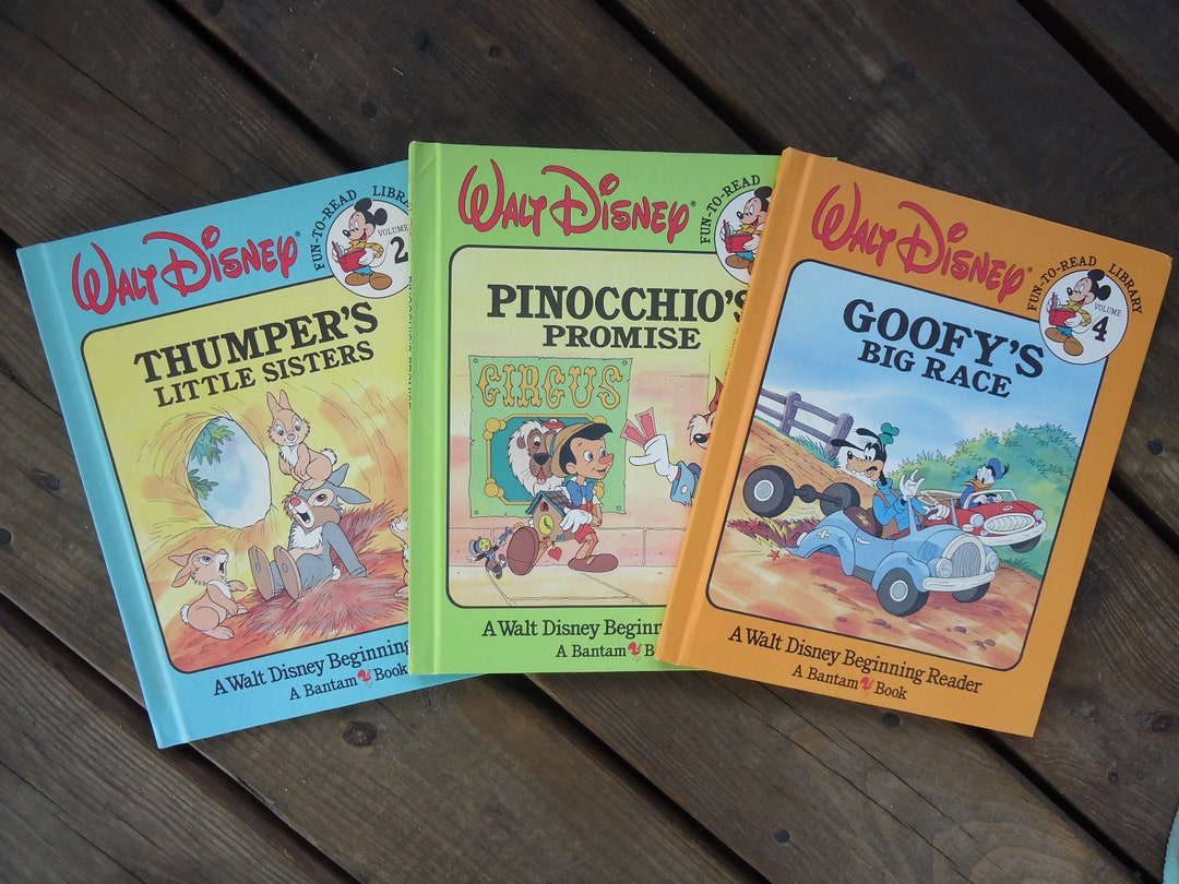 Walt Disney Books set of 3 - Etsy