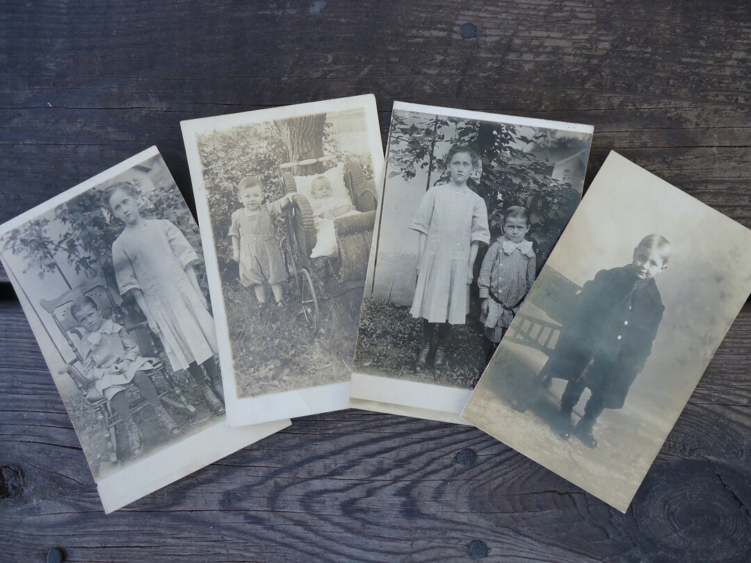 Vintage Photographs set of 4 - Etsy