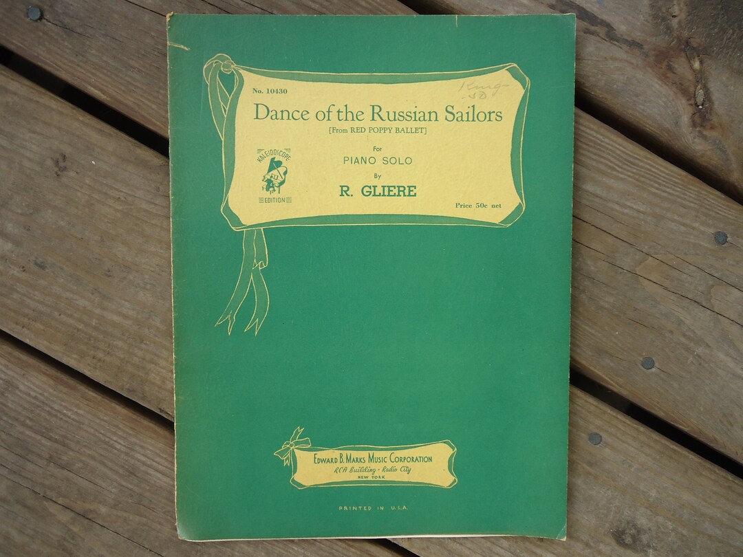 Dance of the Russian Soldiers red Poppy Ballet Sheet Music - Etsy