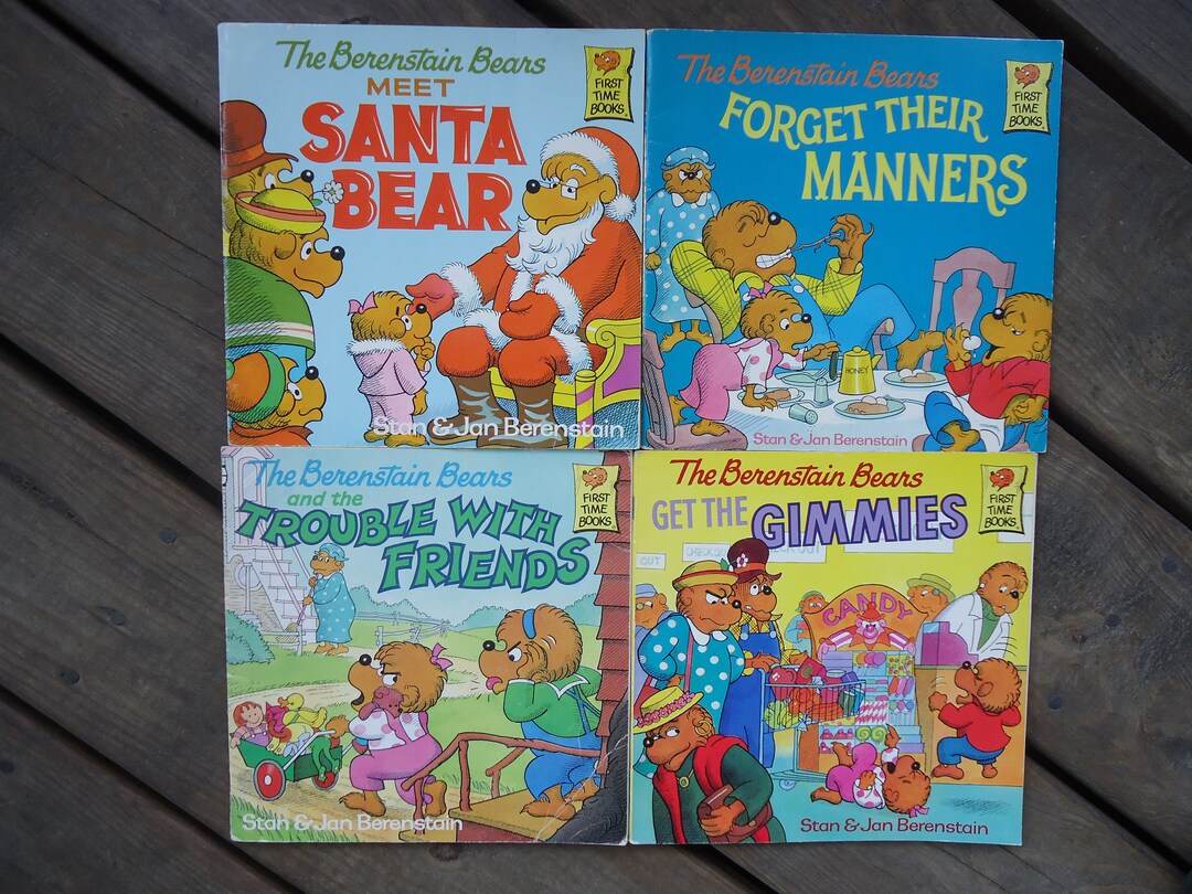 The Berenstain Bears Books (set of 4) - Etsy