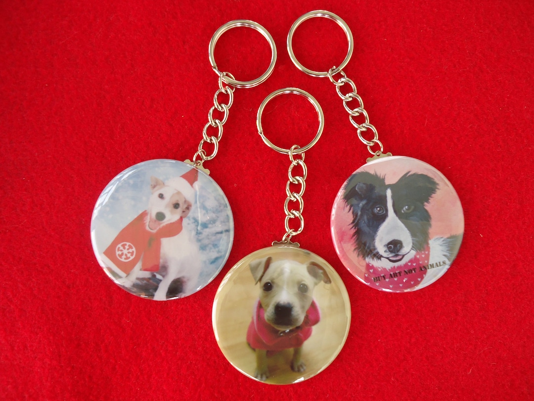 Dog Keychains - Etsy