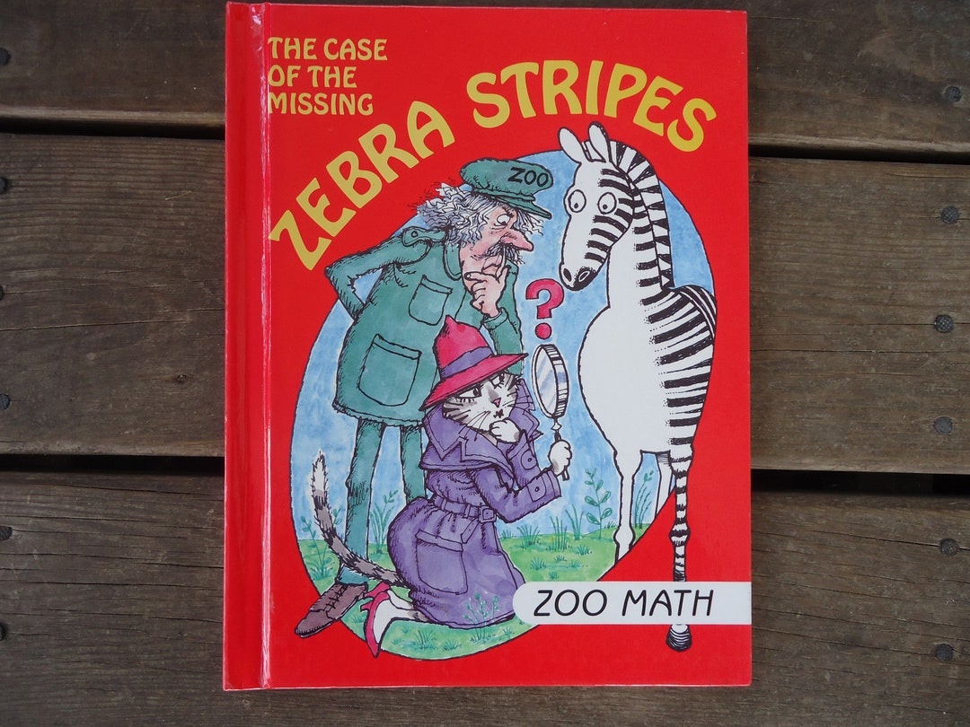 The Case of the Missing Zebra Striped Book - Etsy