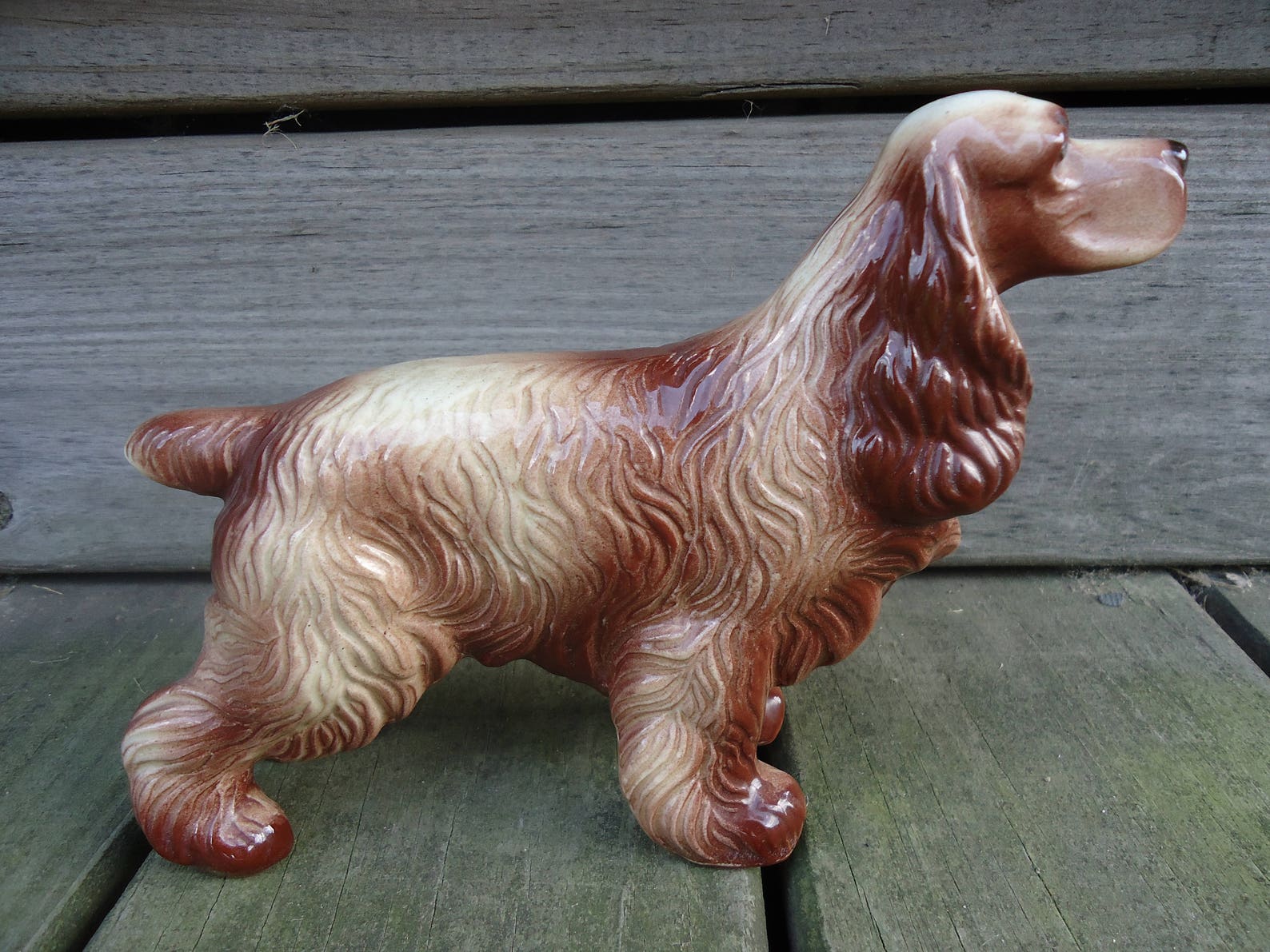 Spaniel Dog Figurine - Etsy