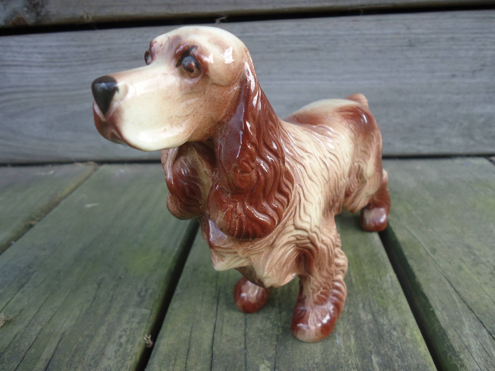 Spaniel Dog Figurine - Etsy