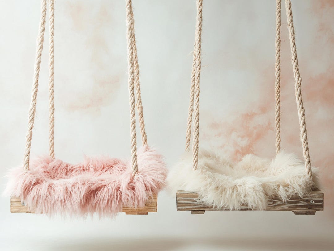 Set of 3 Twins Swing Newborn Digital Backdrops - Etsy