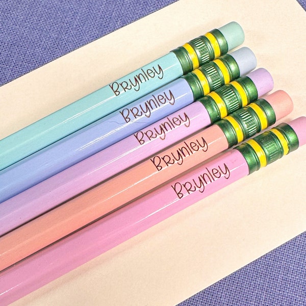 Personalized Pencils - Etsy