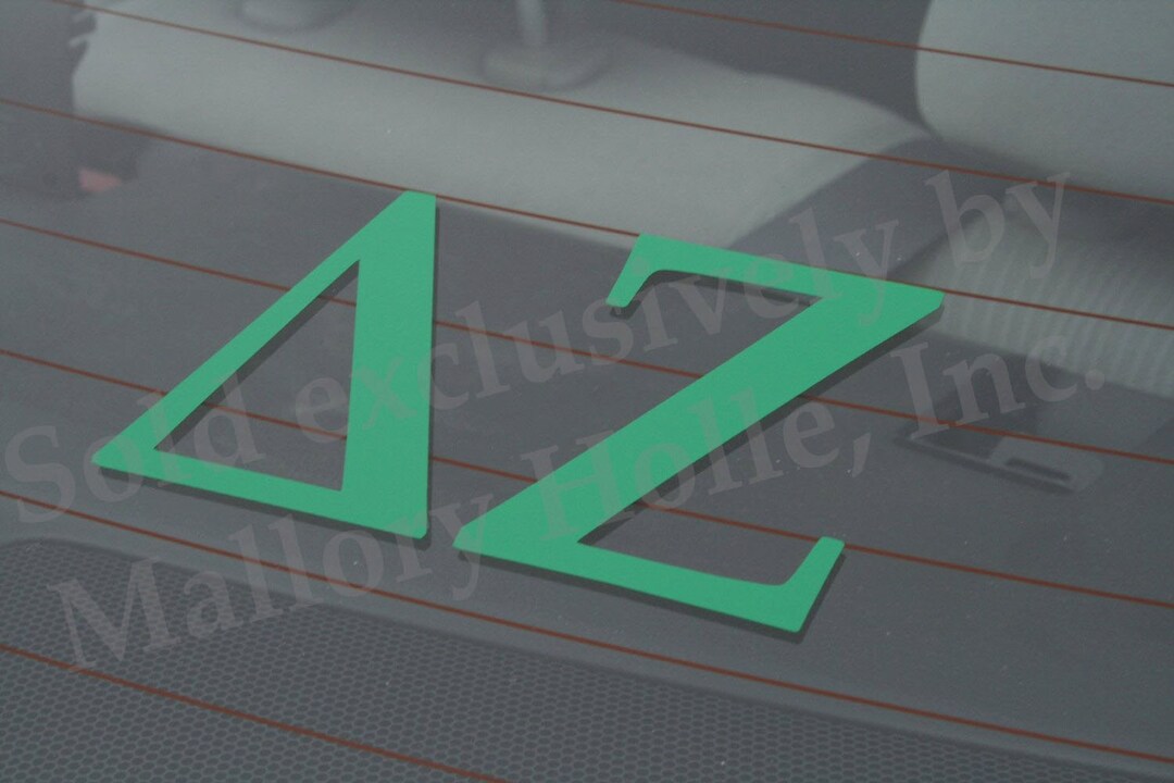 Officially Licensed Delta Zeta 6" X 3" Bumper Sticker / Window Decal - Etsy