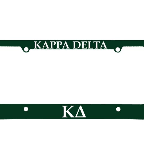 Officially Licensed Kappa Delta License Plate Frame - Etsy