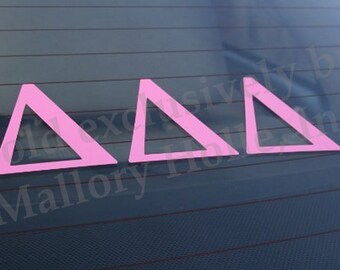 Officially Licensed Alpha Gamma Delta 8 X 3 Bumper Sticker / Window ...