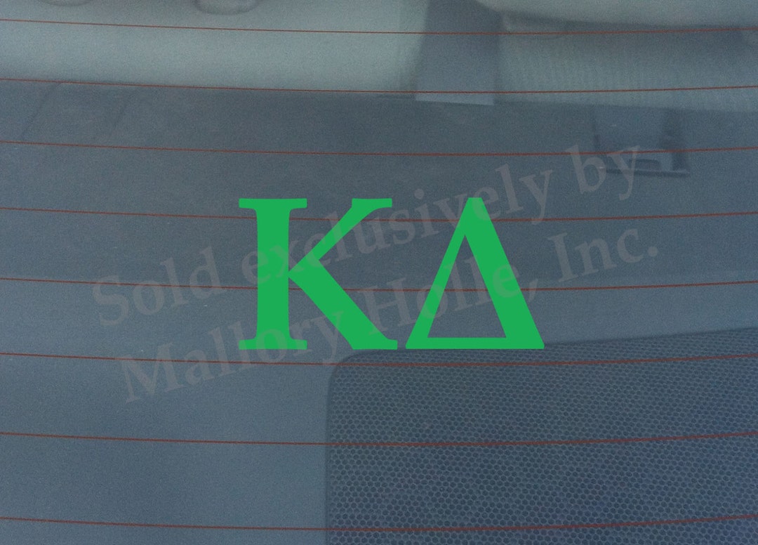 Officially Licensed Kappa Delta 6" X 3" Bumper Sticker / Window Decal ...