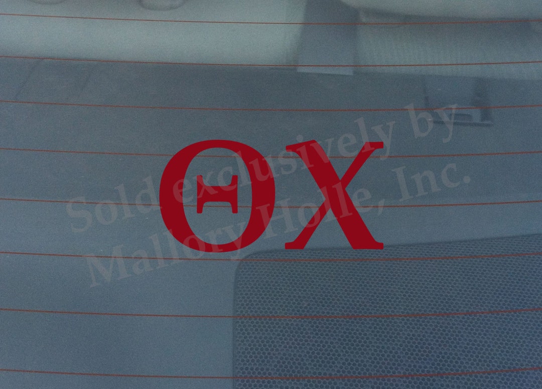 Officially Licensed Theta Chi 6" X 3" Bumper Sticker / Window Decal - Etsy