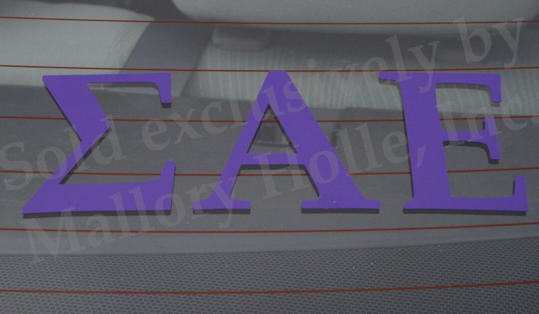 Sigma Alpha Epsilon Bumper Sticker / Window Decal - Etsy
