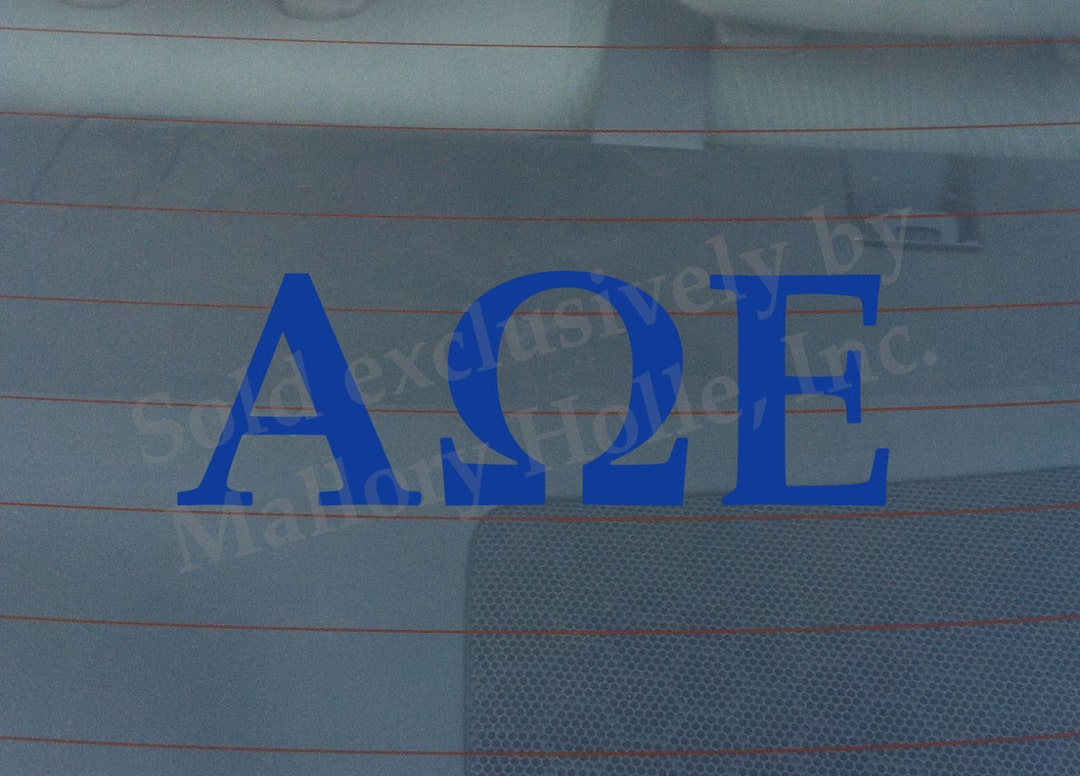 Officially Licensed Alpha Omega Epsilon 8" X 3" Bumper Sticker / Window ...