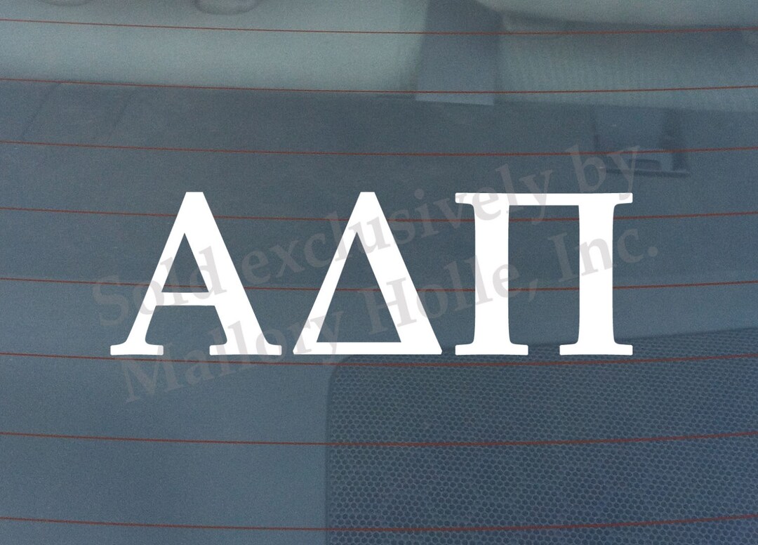 Officially Licensed Alpha Delta Pi 8" X 3" Bumper Sticker / Window ...