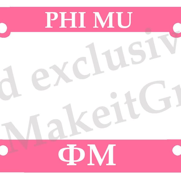 Phi Mu - Etsy