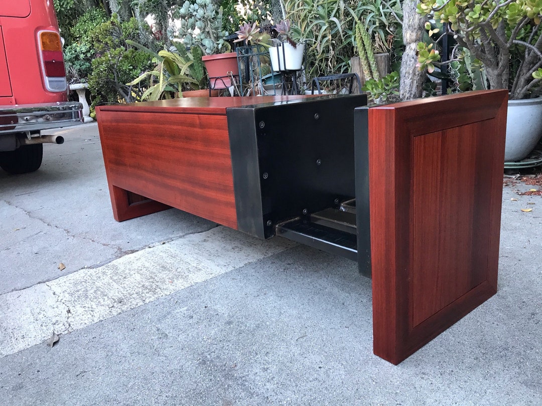 Solid Rosewood Mid Century Modern Storage Bench Hope Chest - Etsy