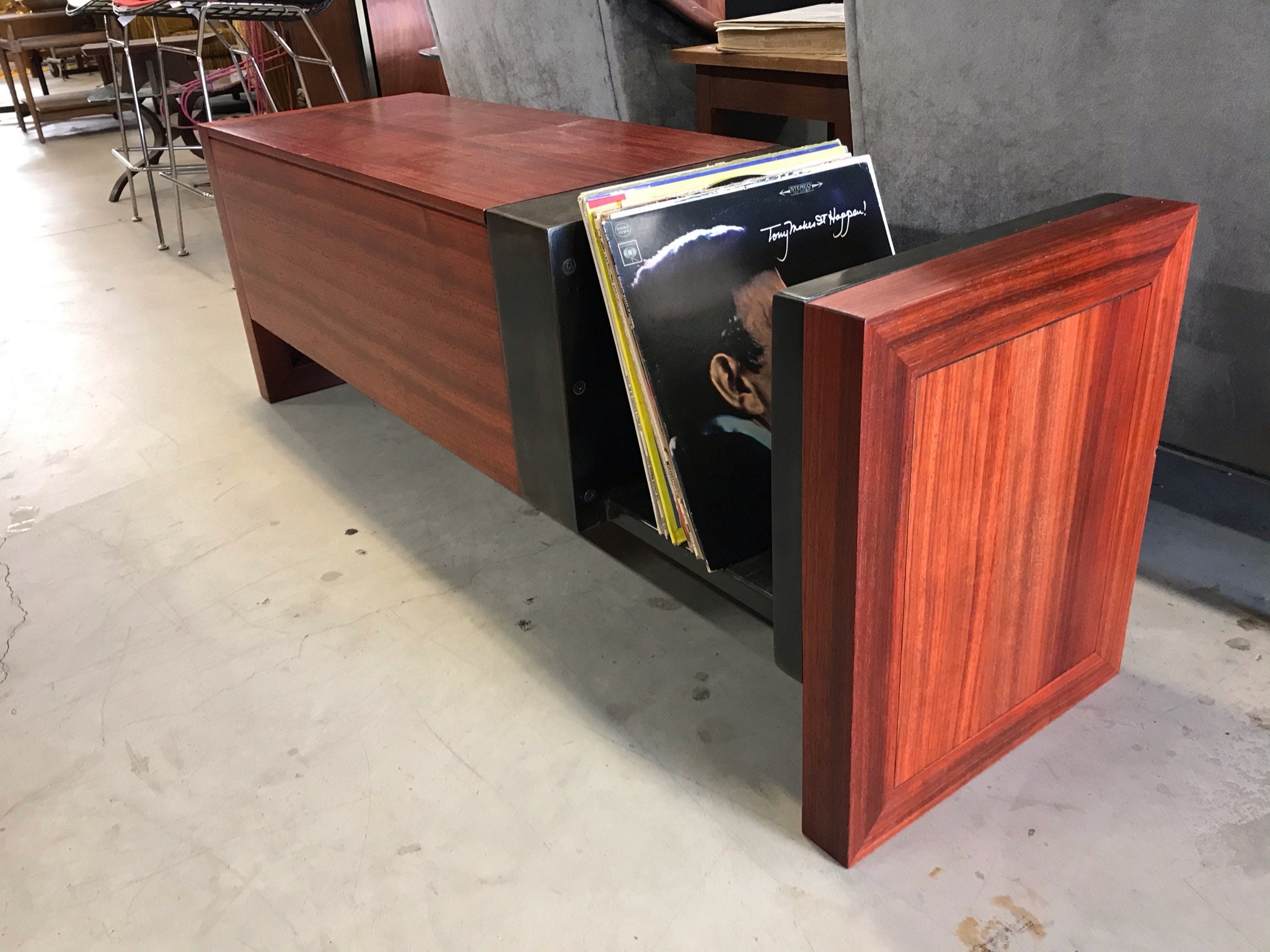 Solid Rosewood Mid Century Modern Storage Bench Hope Chest - Etsy