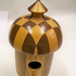 Segmented Full Size Lathe Turned Birdhouse - Etsy