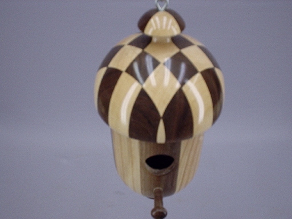 Segmented Full Size Lathe Turned Birdhouse - Etsy
