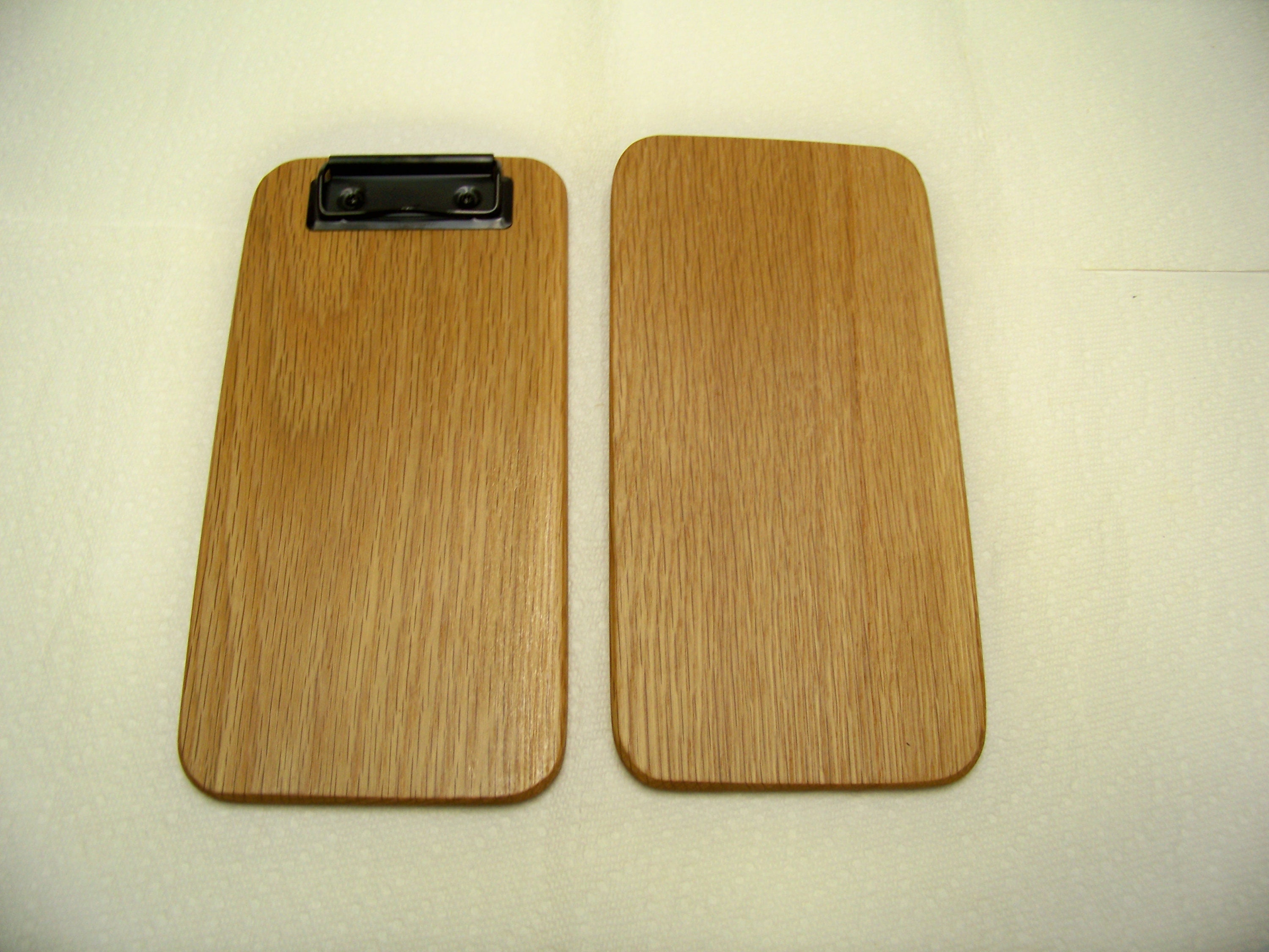 12 Small Clipboard Brown Oak Check Presenters: Restaurant Memo ...