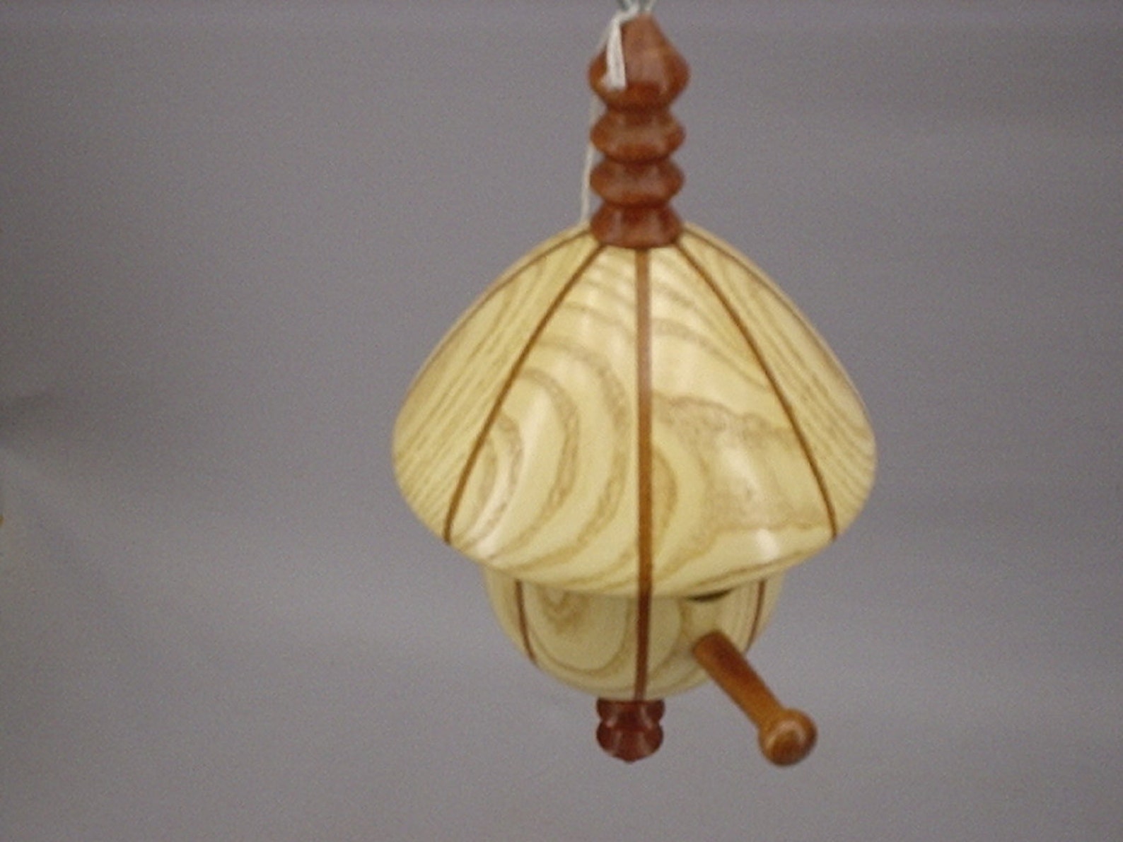 This Beautiful Lathe Turned Segmented Bird House is Made of - Etsy