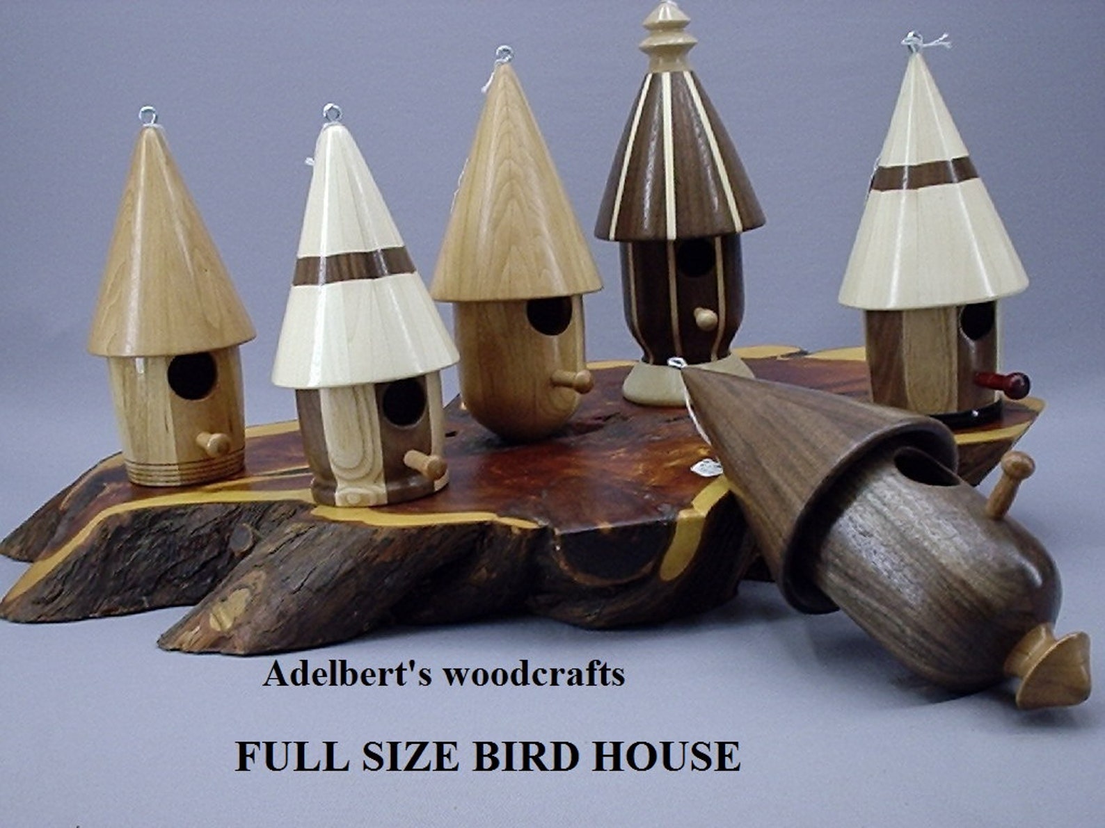 Bird House Beautiful Segmented Full Size Lathe Turned Cone - Etsy