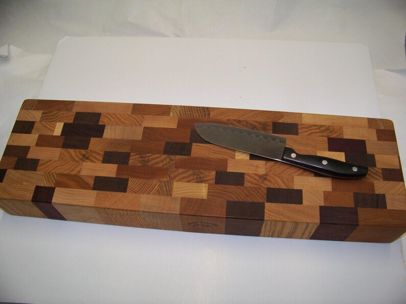 Buffet Cutting Board Butcher Block 21.5" X 6.5"x 2.5" Thick. Made in ...