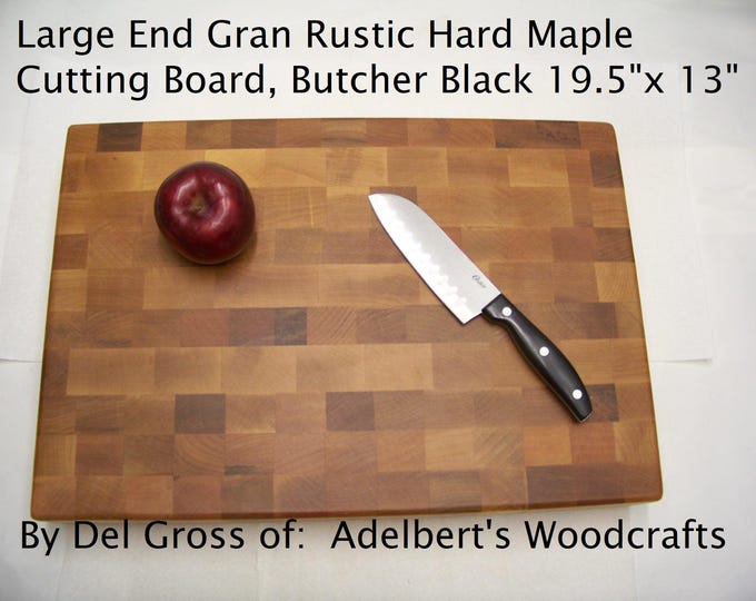 Cutting Board-butcher Block Large Rustic Hard Maple End Grain, Check My ...
