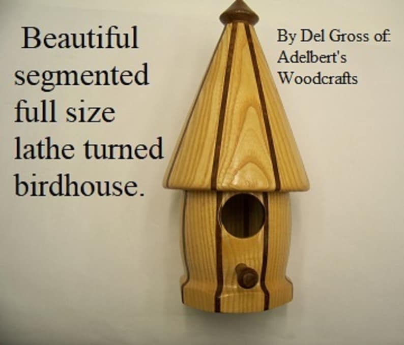 Bird House Beautiful Segmented Full Size Lathe Turned Cone - Etsy