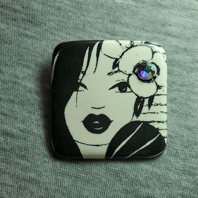 Ceramic Brooch - Etsy