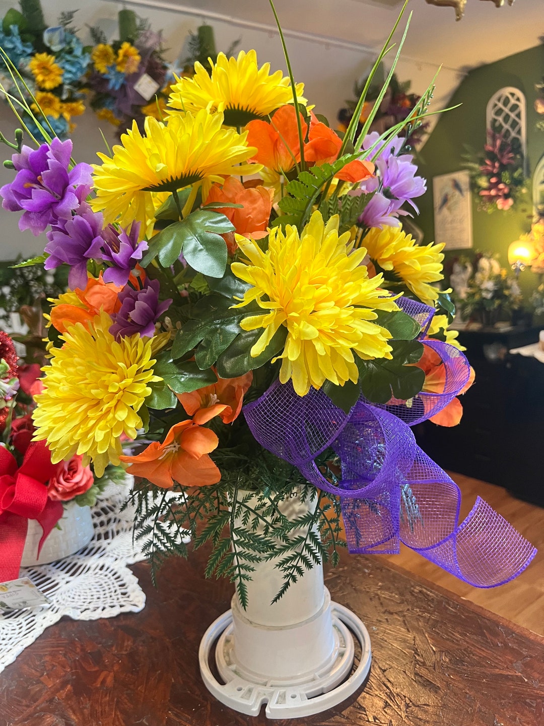 Cemetery Flowers, Flowers for Cemetery, Grave Flowers, All Season ...