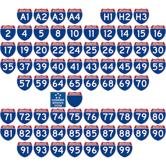 Interstate Highway System Signs