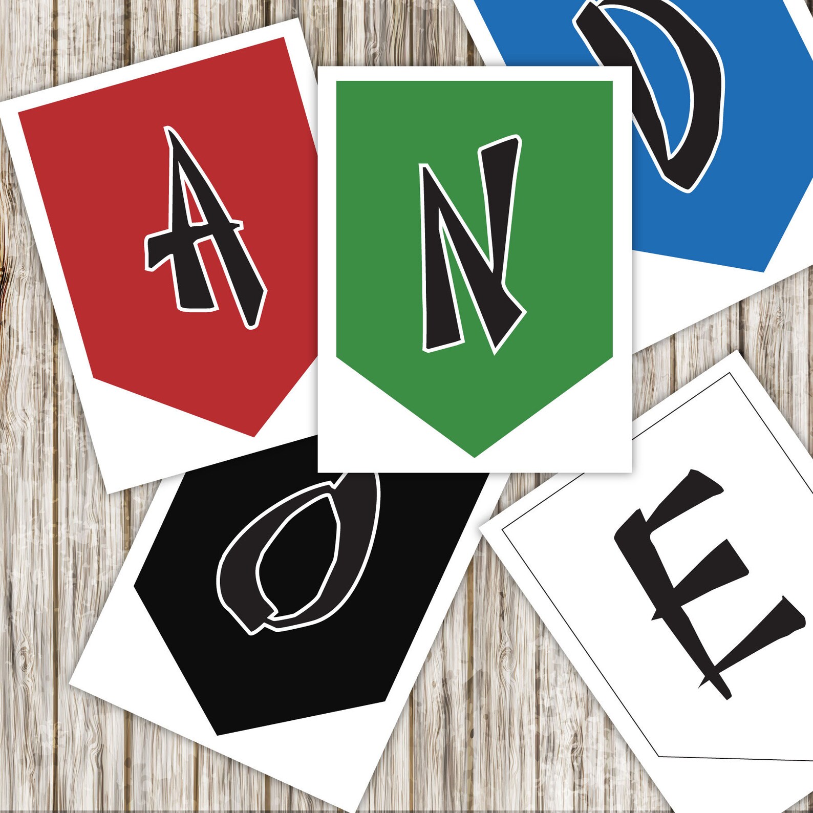 Black Ninja Banner Ninja Style Letters and Numbers | Etsy