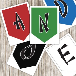 Black Ninja Banner - Ninja Style Letters and Numbers 7.5"x 10.25 ...