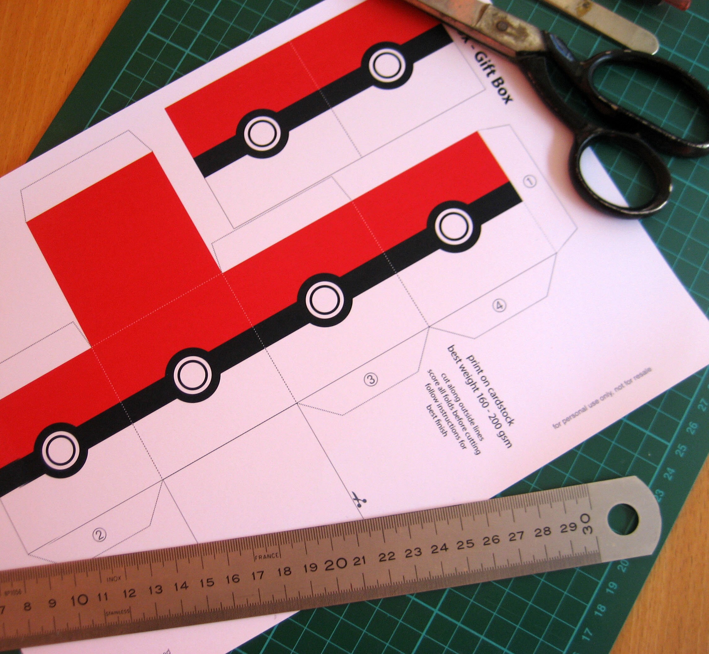 Game Style Poke Box: Printable Party Favor (PDF Download) - Etsy