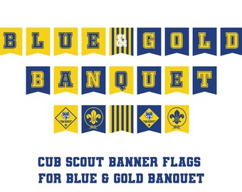 Blue Gold Banquet | Etsy