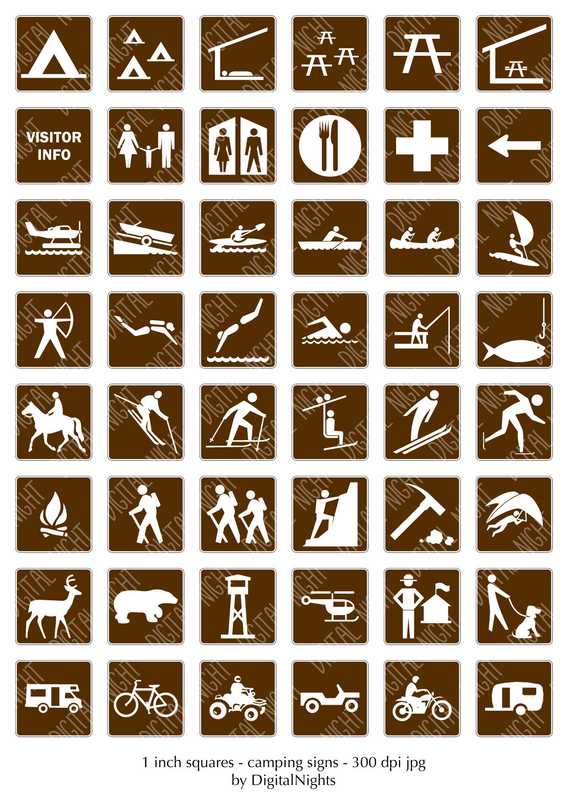 Camp Sign Clip Art