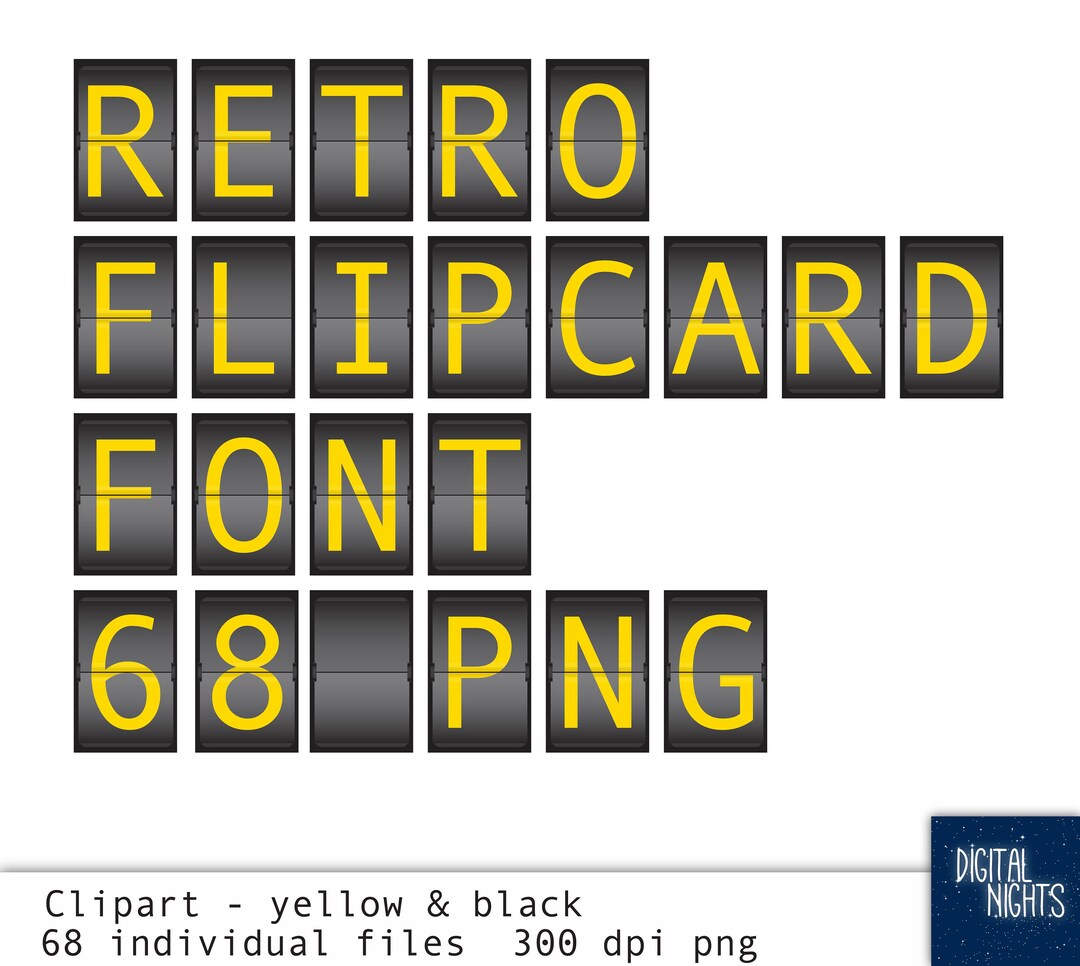 Retro Airport Style Flipboard Letters - Alphabet, Numbers,currency ...
