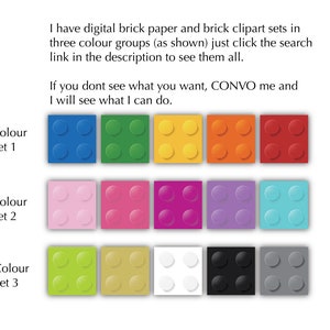Building Bricks and Building Blocks - Digital Papers & Brick Clipart ...