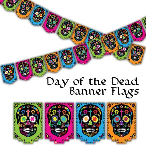 Day of the Dead Clipart Sugar Skull Dia De Los Muertos - Etsy